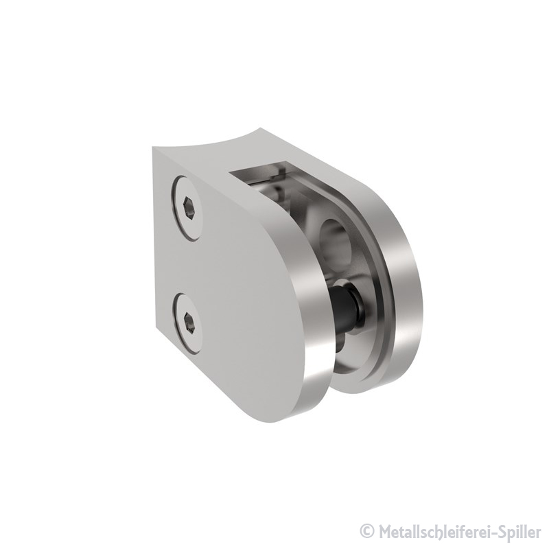 Glashalter mit AbP 50x40x26 mm V4A Edelstahl gesch | Spiller