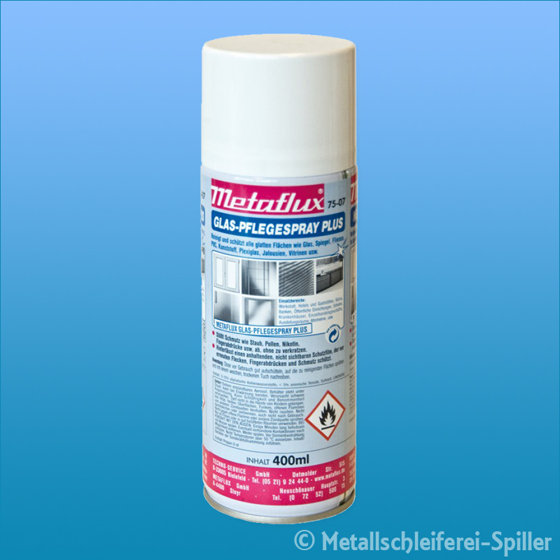 Metaflux 75-07 Glas-Pflegespray Plus 400ml | Spiller