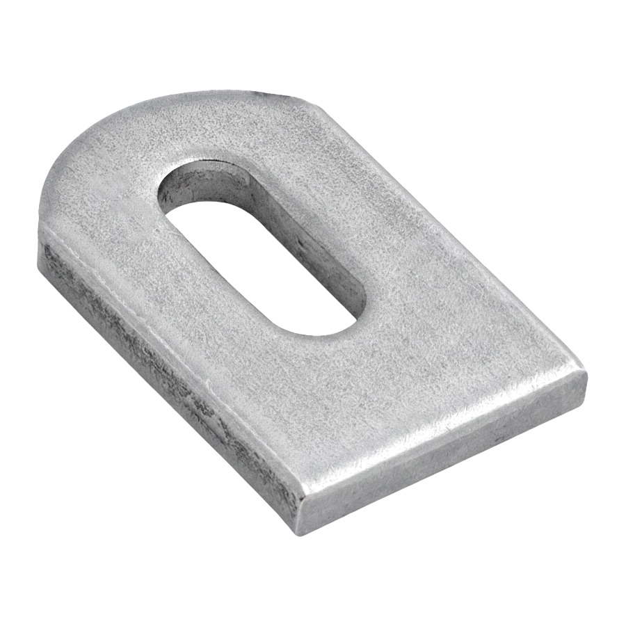 Lasche 50x30x6mm mit Langloch V2A ungeschliffen | Spiller
