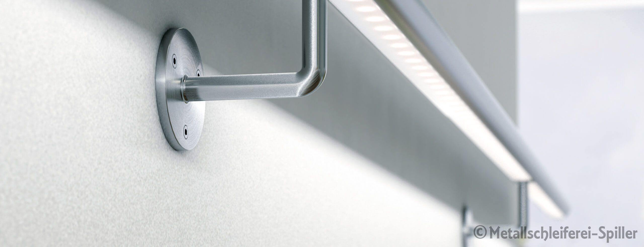LED Handlauf Innenbereich geschliffen Ø424mm | Spiller