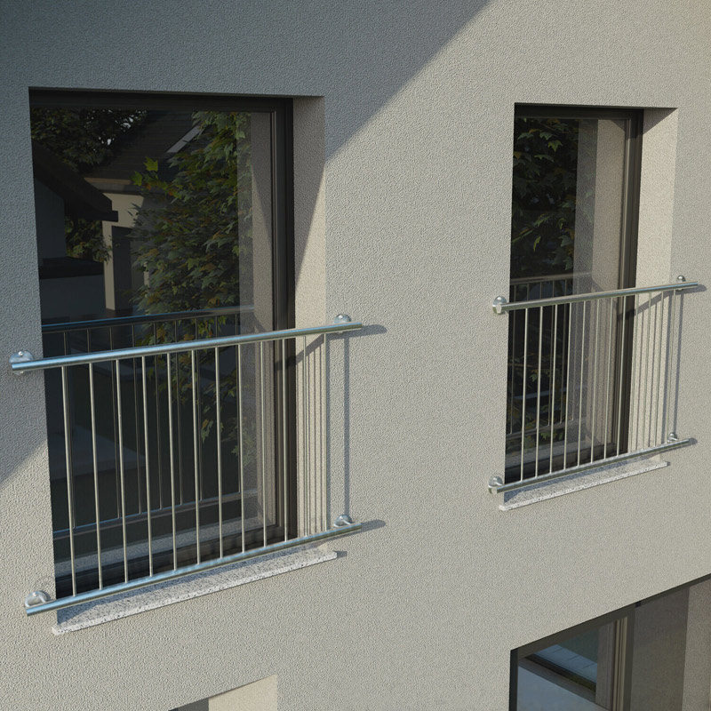 Franzosischer Balkon Aus Edelstahl