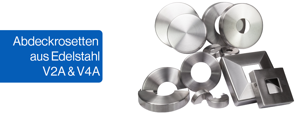 Rosetten und Abdeckungen, Edelstahl-Express